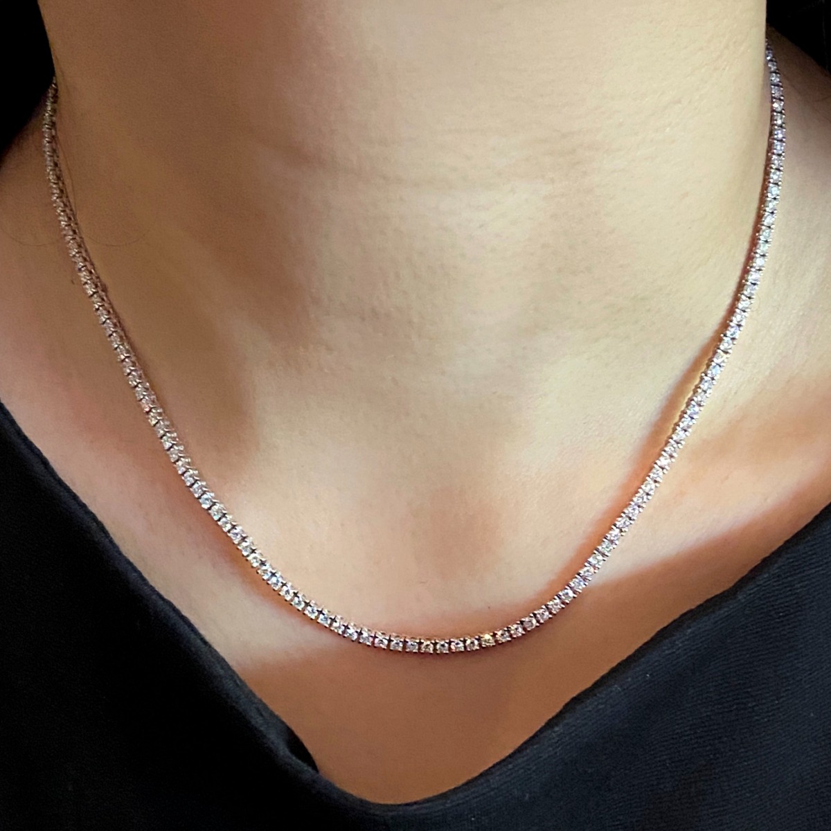 5 Carat Diamond Tennis Necklace | Diamond Mansion